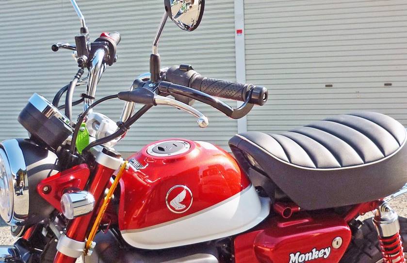 モンキー125 Monkey125 パーツ 振動吸収レバーガード OUTEX